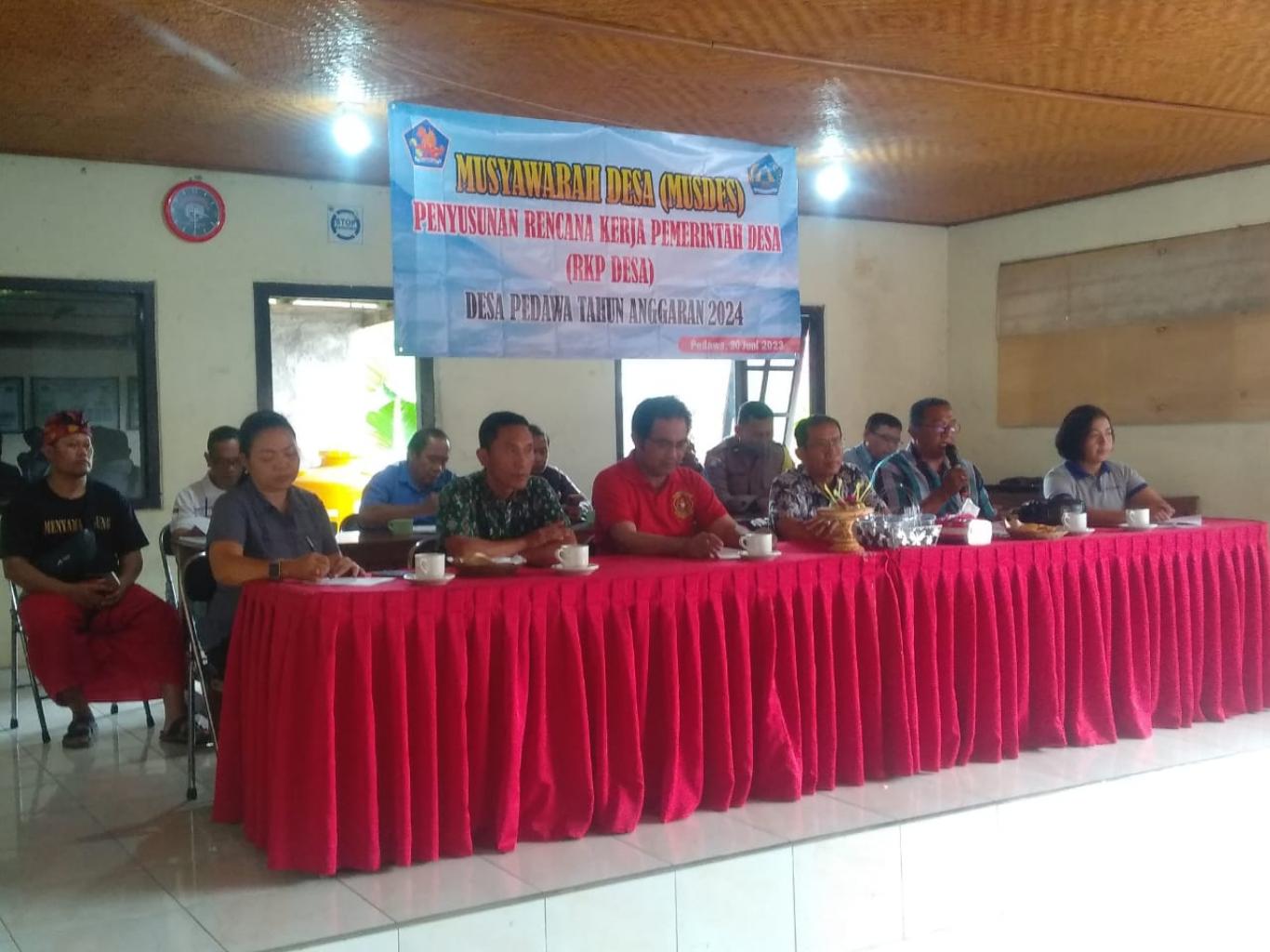 Musdes Penyusunan RKP - Website Desa Pedawa